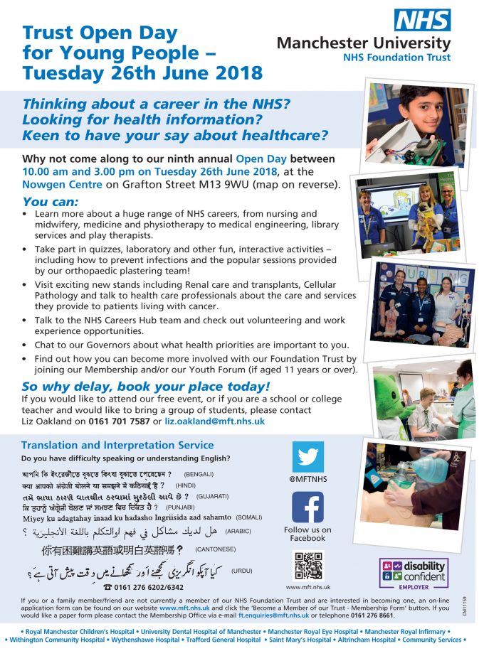 Annual Young People’s Event - Manchester University NHS Foundation Trust