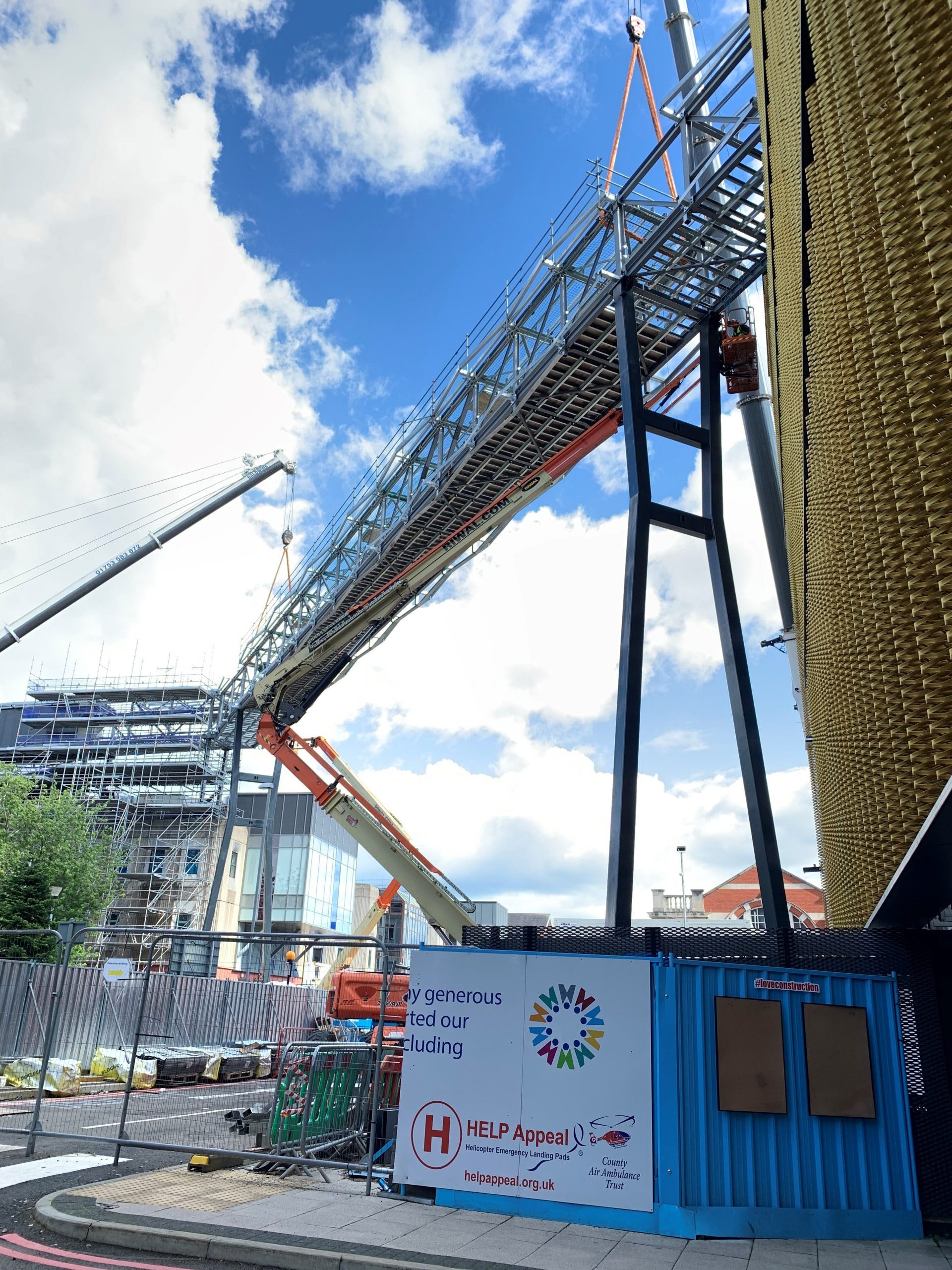 Link bridge to life-saving Helipad marks major milestone for Manchester ...