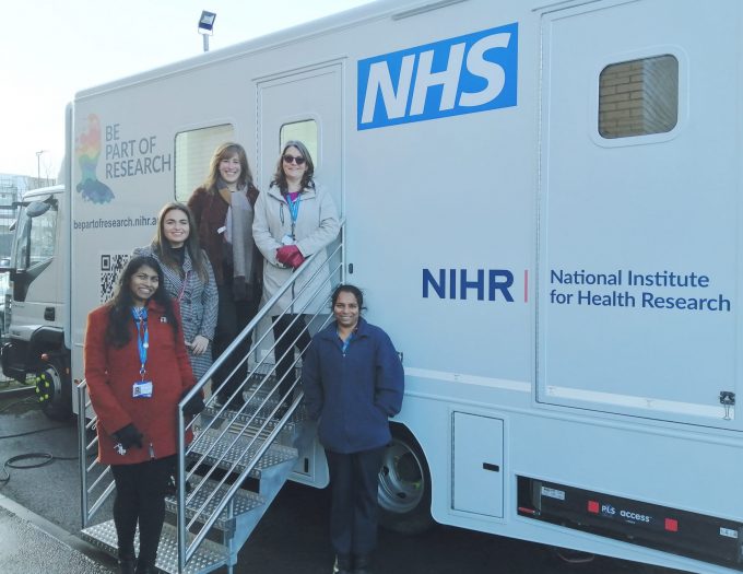Research Van arrives - Manchester University NHS Foundation Trust