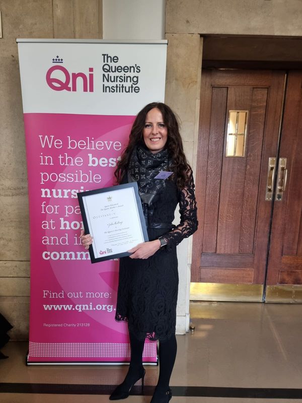 Lead Nurse wins Outstanding Service Award by Queen's Nursing Institute ...