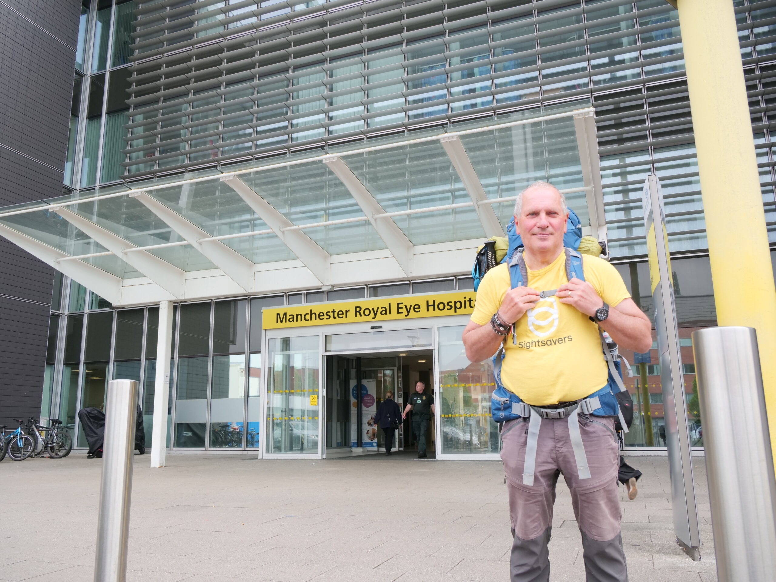 Titanic trek for charity; Cumbrian man stops by the Manchester hospital ...