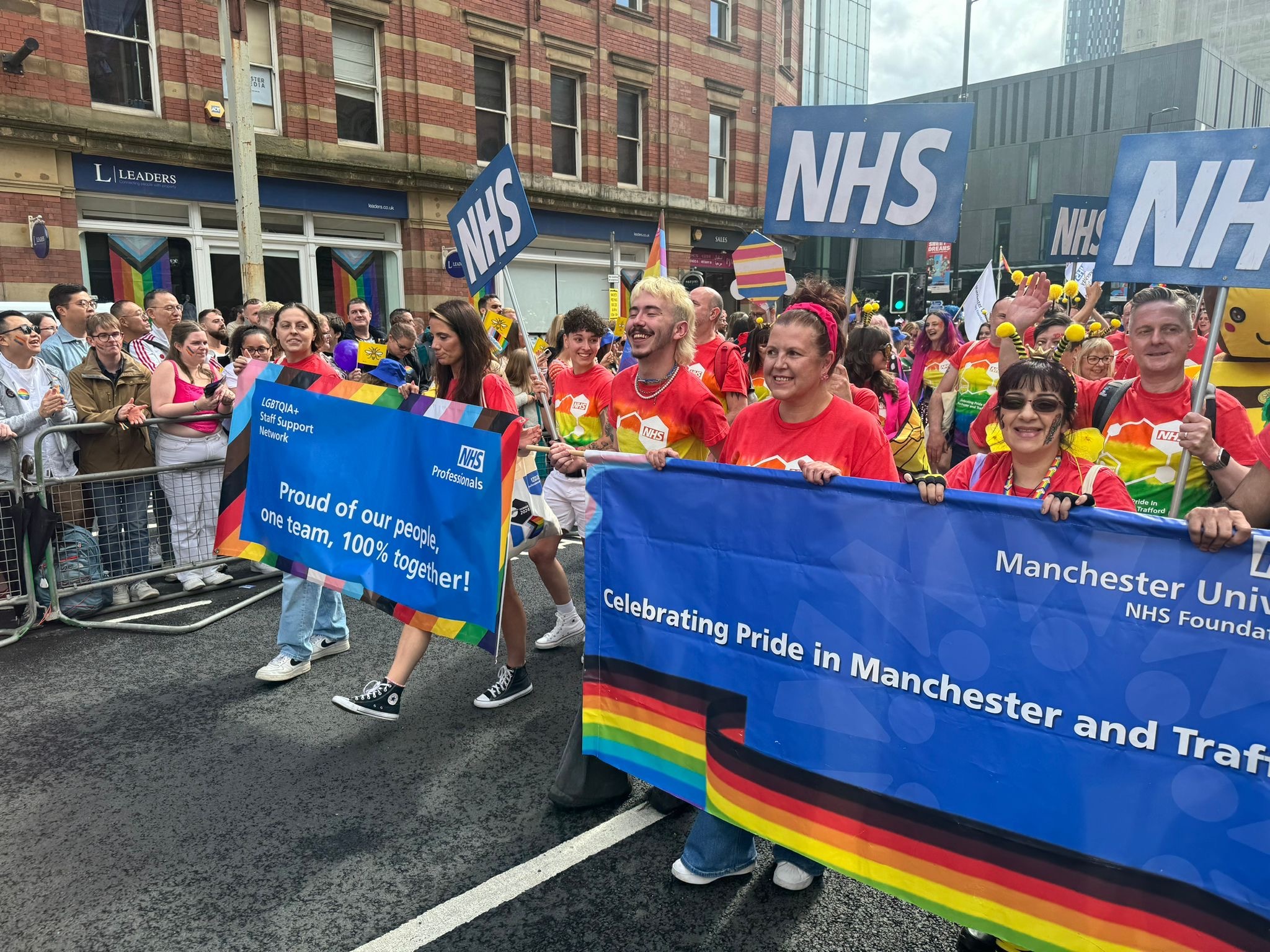 MFT Marching at Manchester Pride 2024 - Manchester University NHS ...